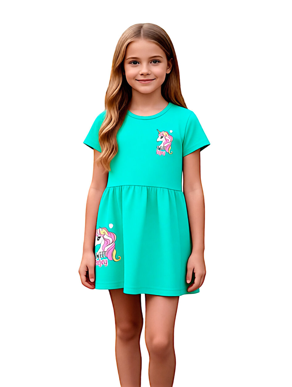 Платье Детское трикотажное платье для девочек