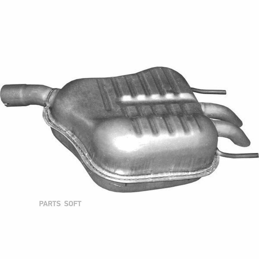 48.10, Глушитель задняя часть POLMOSTROW Польша от официального дистрибьютора, POLMOSTROW, артикул 4810