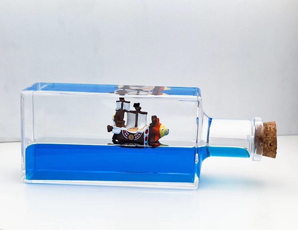 Модный антистресс, корабль с жидкостью, дрейфующая бутылка, масло, пиратский корабль, авианосец, плавающий декор, подарок на день рождения для мальчиков