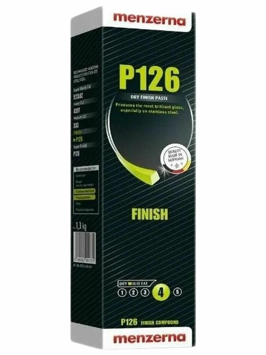 Твердая полировальная паста Menzerna Finish P126 1,3кг