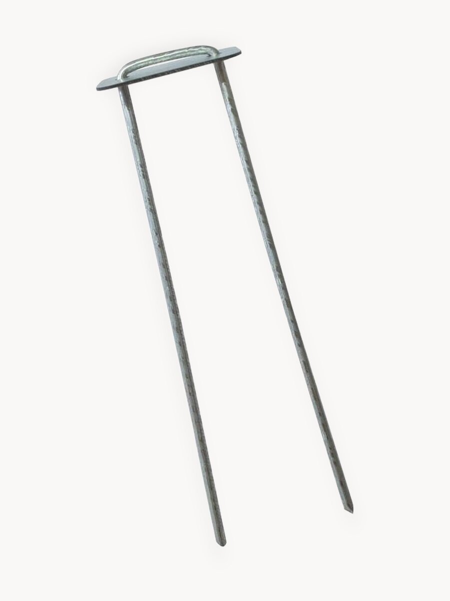 Скобы садовые крепежные FIX для геотекстиля Delta-Park GB, 20 штук, П-образные