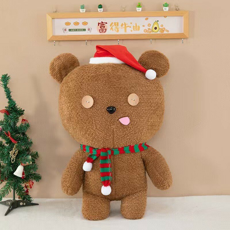 Игрушка кукла tim bear мультяшная мягкая с изображением животного для детей играть рождество 50см