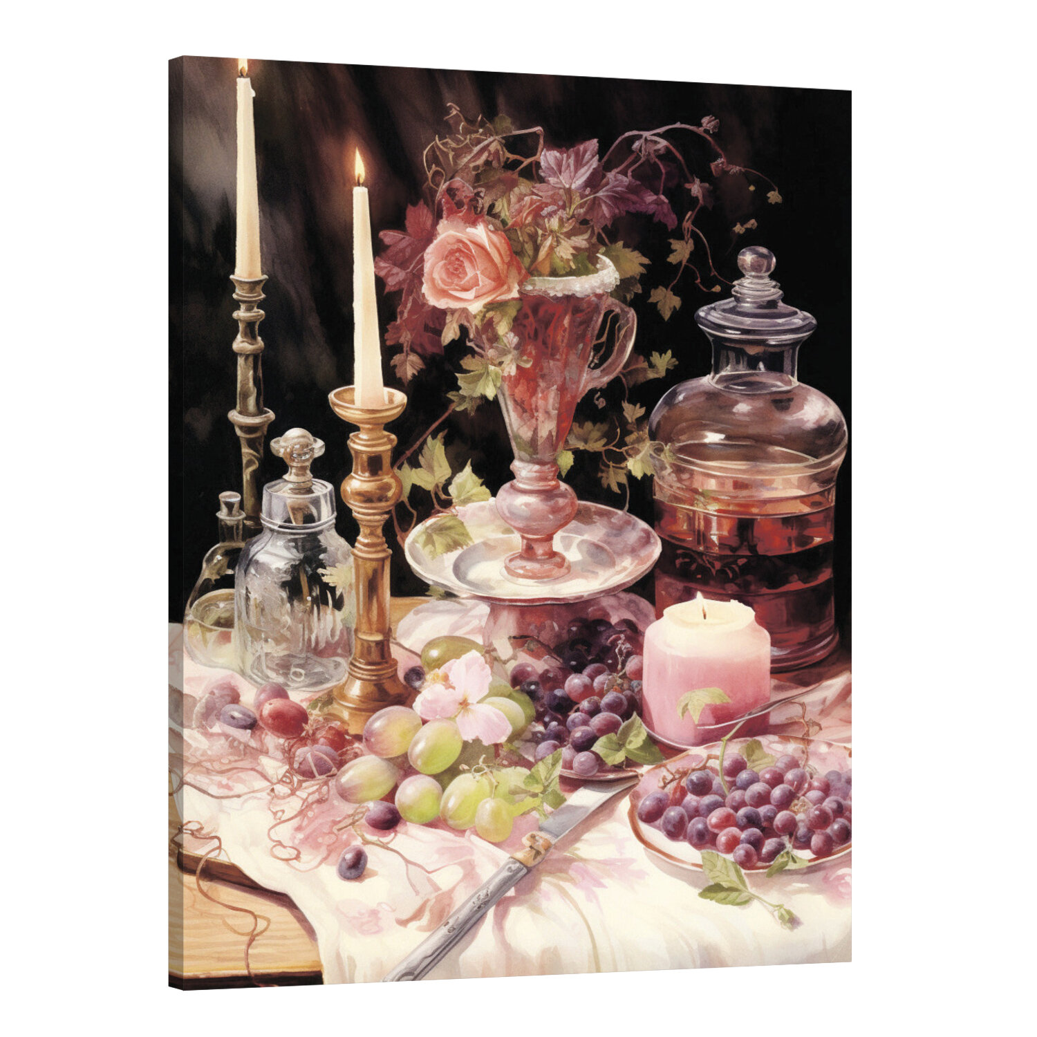 Интерьерная картина 50х70 "Загадочныи обед от Ведьмы"