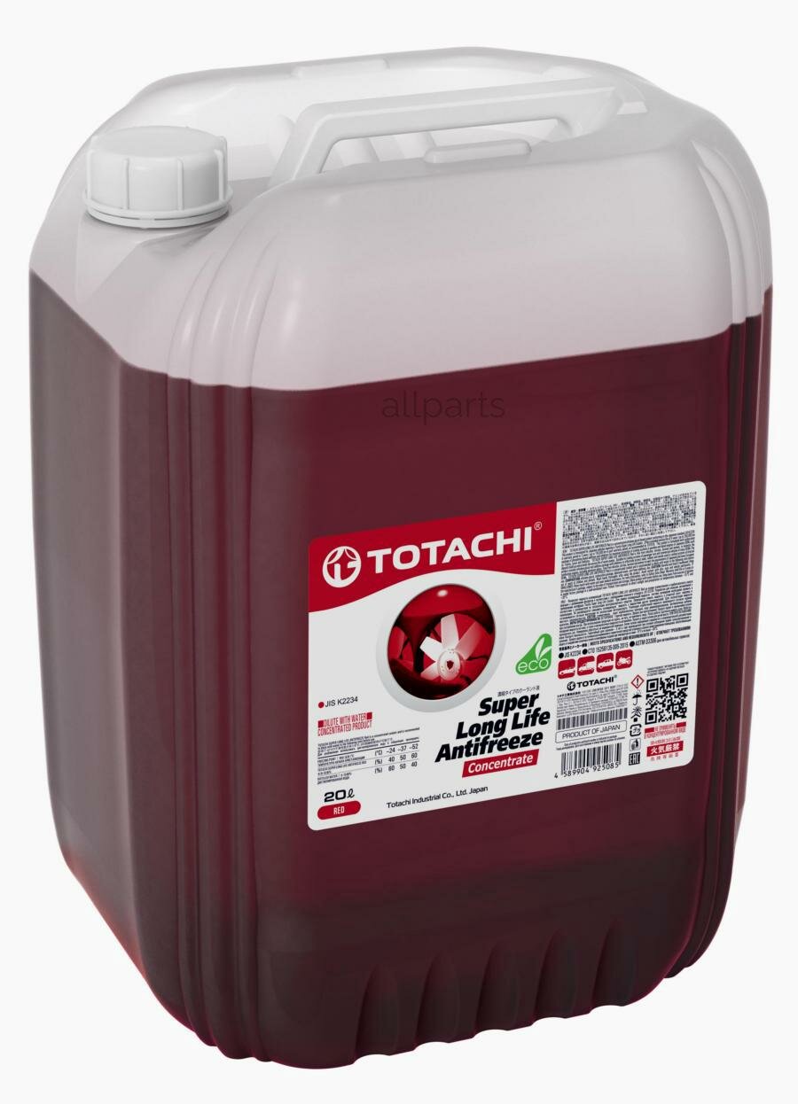TOTACHI 43320 TOTACHI Super Long Life Antifreeze Red (20L) антифриз! концентрат красный\