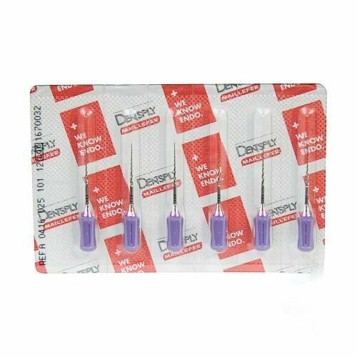 Протейперы ручные (6шт) ProTaper Дентсплай Майлифер (Dentsply Maillefer)в наборе (21 мм S1 (6 шт/уп) Фиолетовый) Incidental , Инсидентал .