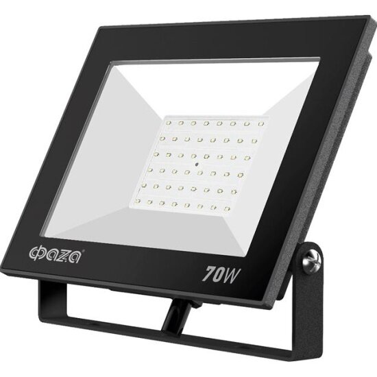 Светодиодный прожектор Фаzа СДО-20 70Вт 6500К IP65 230В BL прозр. закаленное стекло 5047327