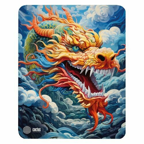 Коврик для мыши Cactus CS-MP-D07M Colorful Dragon ткань, 300х250х3мм