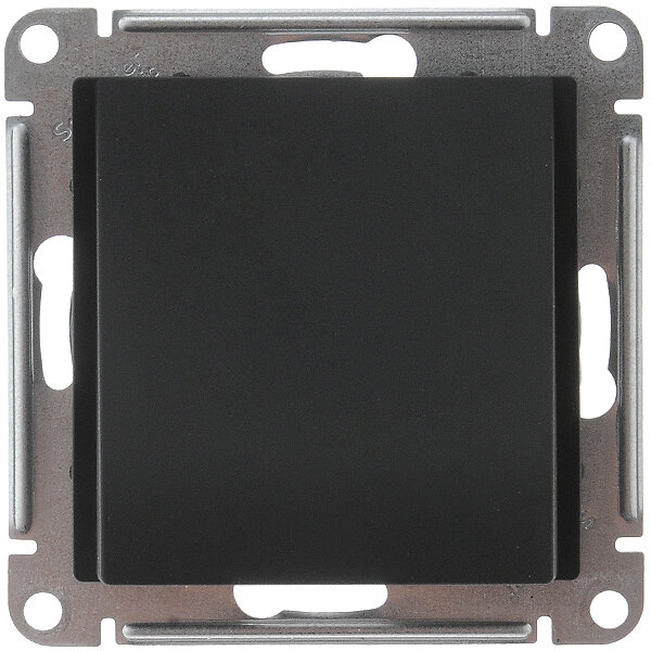 Вывод кабеля Atlas Design ATN001099 декоративный с суппортом с/п карбон Schneider Electric (2 шт. в комплекте)