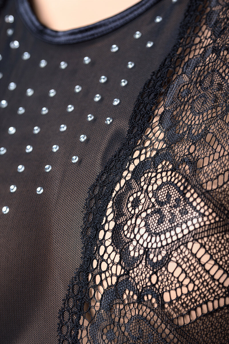 Боди Delight 840041 Candy Girl, XL, черный