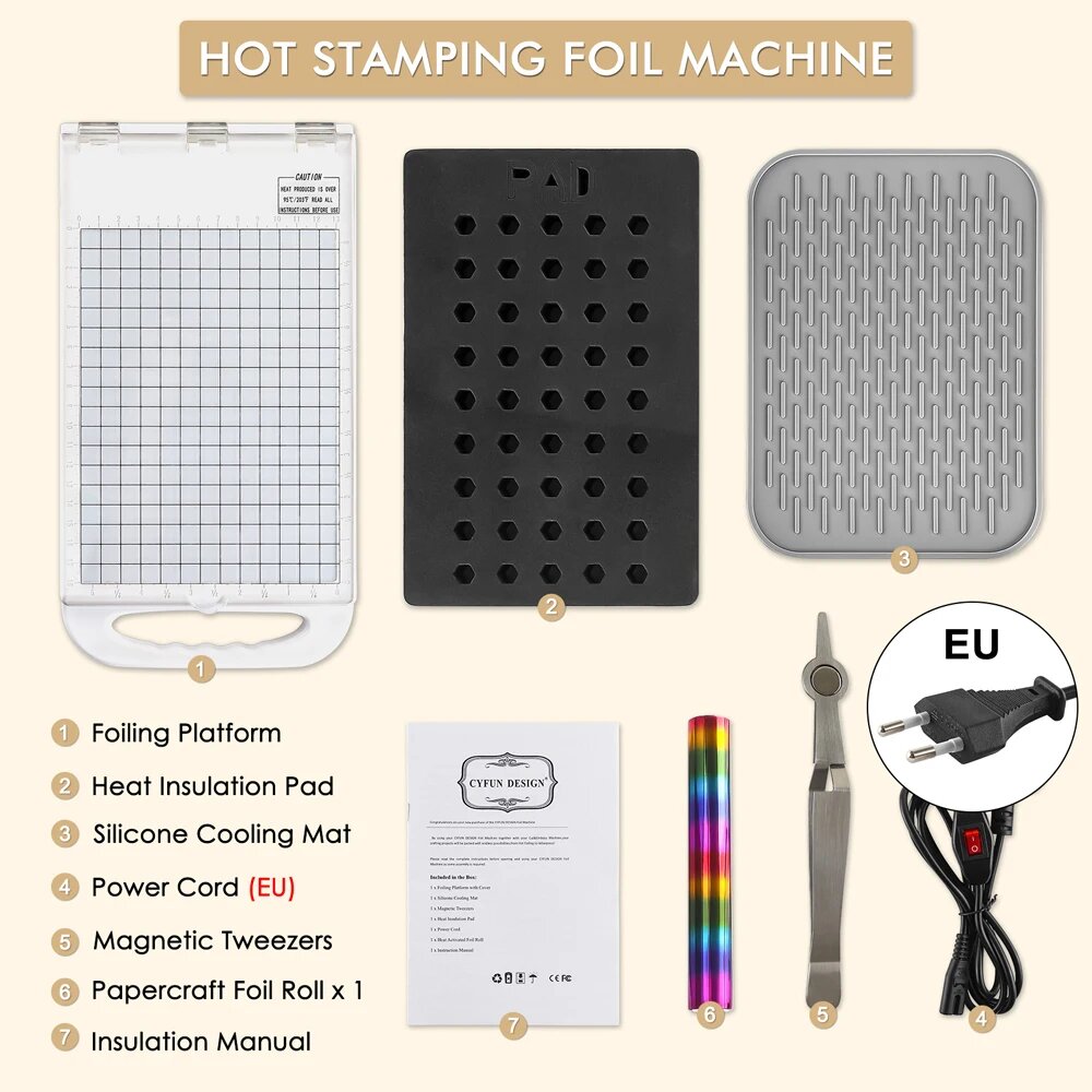Машина для горячего тиснения EU 220V