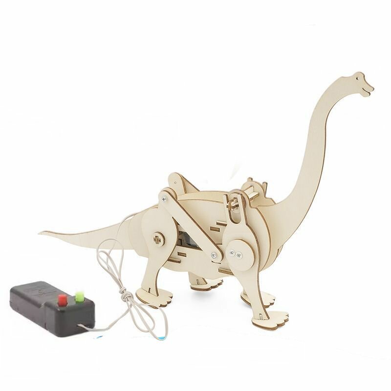 Конструктор деревянный - Динозавр Робот брахиозавр - модель W136 Бренд DLED