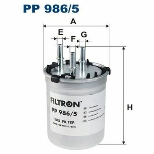 Фильтр топливный Filtron PP9865 для Audi A1