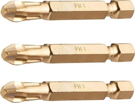 Бита алмазная MAKITA PH3, 50 мм, C-form, 3 шт.