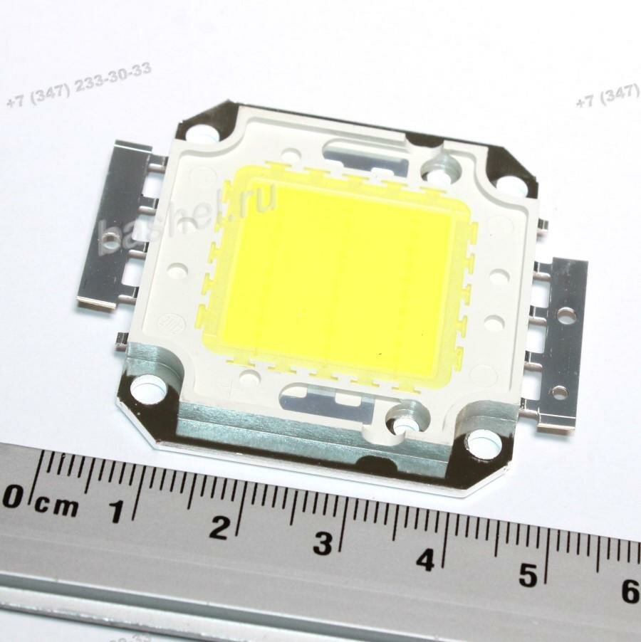 COB-30W 2700Lm, 6000k, 900mA, 30-35V LED-L30W-D508 White (для прожекторов), Светодиод мощный, 52x46x4.3мм, Icled, Устана