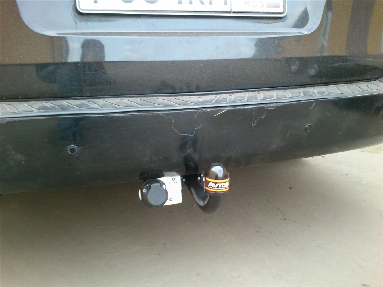 Фаркоп для Hyundai H1 минивэн/фургон 2008г.-по н. в. (без электрики) (паспорт и сертификат) AvtoS. HY26