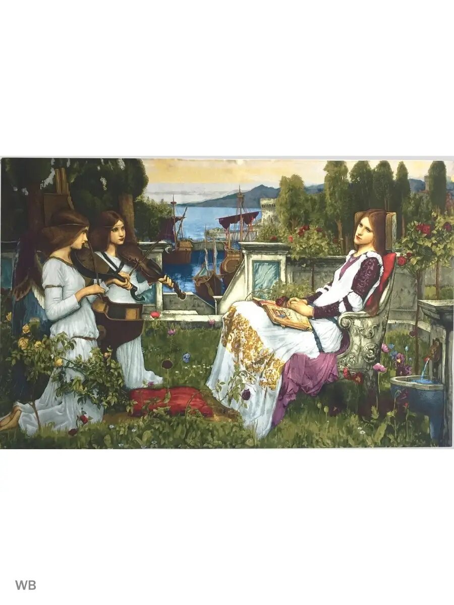 Большой гобелен на стену на подкладке Сицилия 140х220 см.