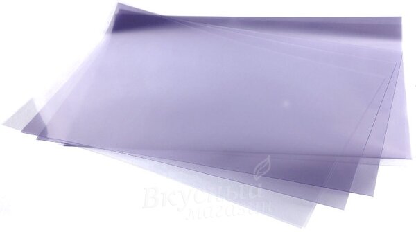 Пленка ацетатная для шоколада Гитара 30x40 см. (Набор из 5 шт.)