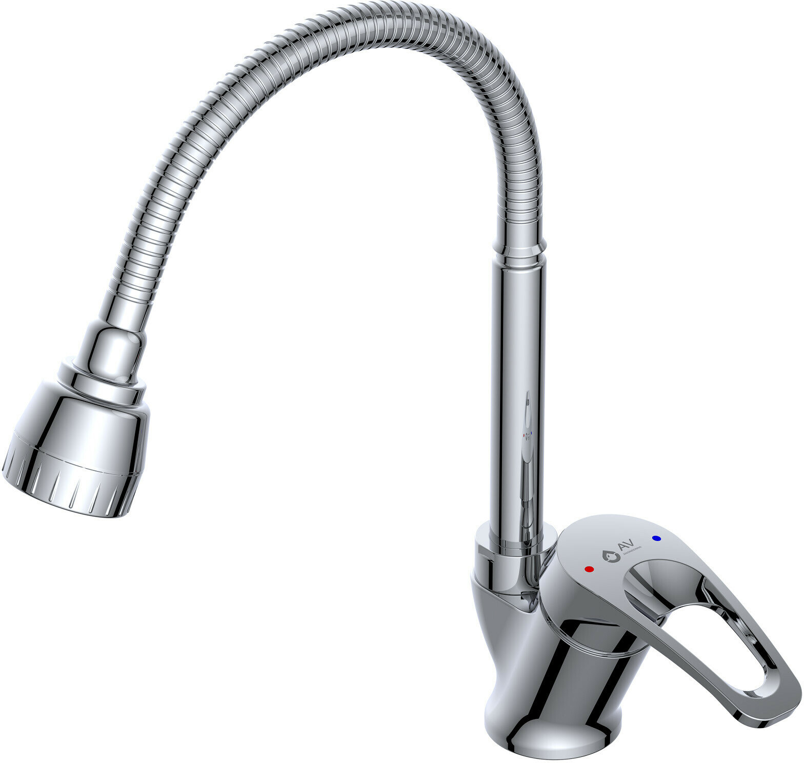 Смеситель для кухни AV ENGINEERING Urs с гибким двухрежимным изливом (AVURS4-A120-558)