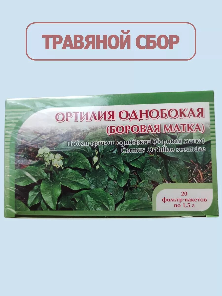 Побеги ортилии однобокой ( боровая матка)