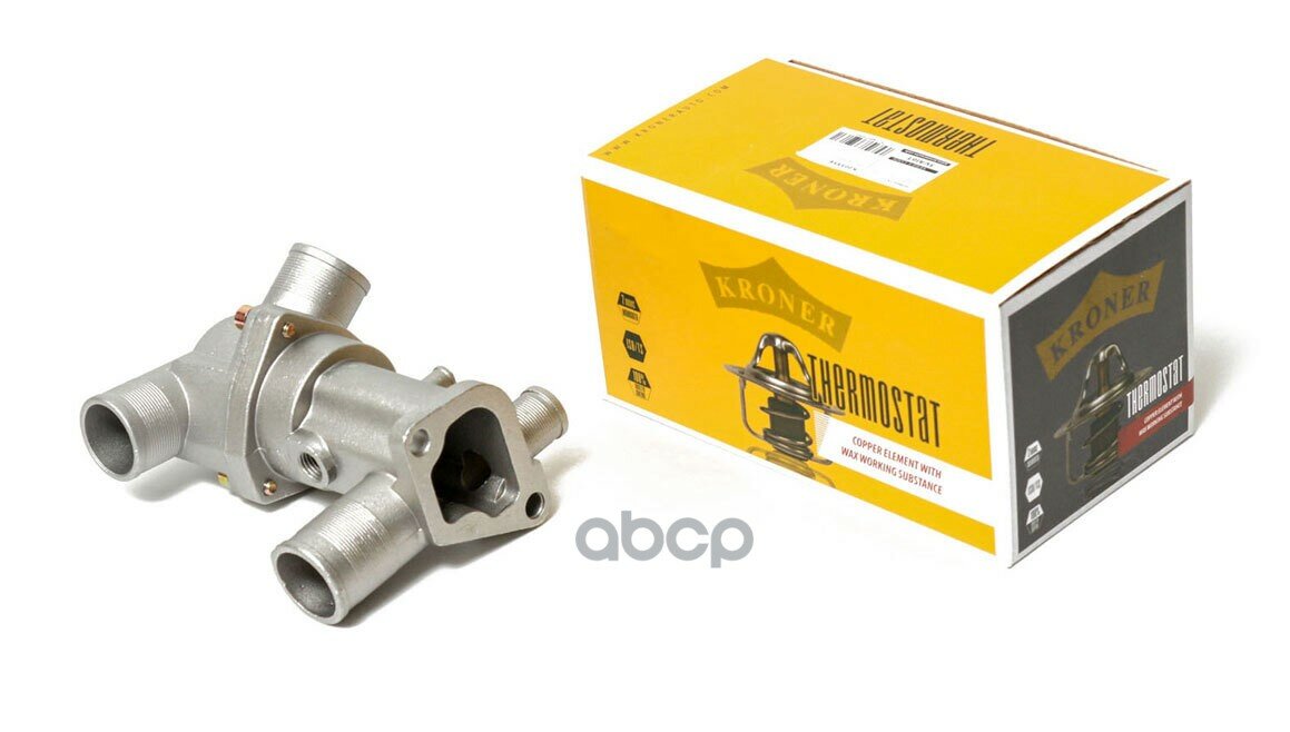 Kroner Термостат Lada 2110-2112 Инжектор 5 Патрубков В Сборе (85°С) Kroner арт. K203354