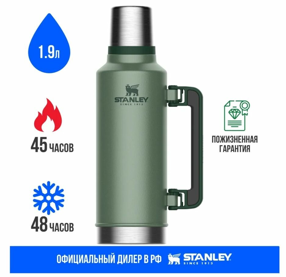 Термос Вакуумный "логотип", 1.9 л