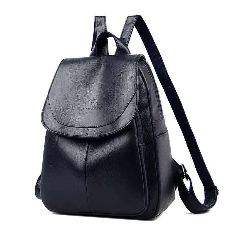 Рюкзак Superior Soft Leather, женский, искусственная кожа, синий