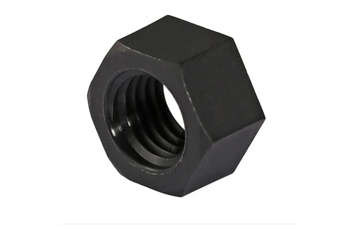 ЦКИ гайка DIN 934 M20x1.5 шестигранная оксид SW30 10 шт. Код 35155, крепёжный элемент