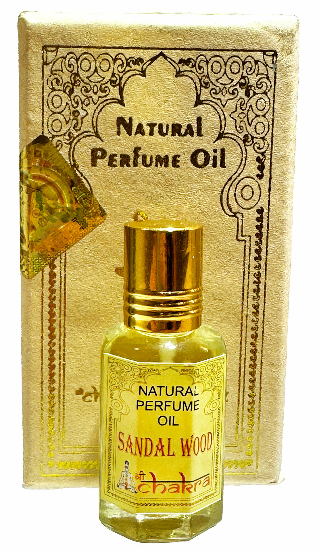 Масло эфирное Сандаловое дерево, Sandal Wood Chakra Perfume, 10 мл