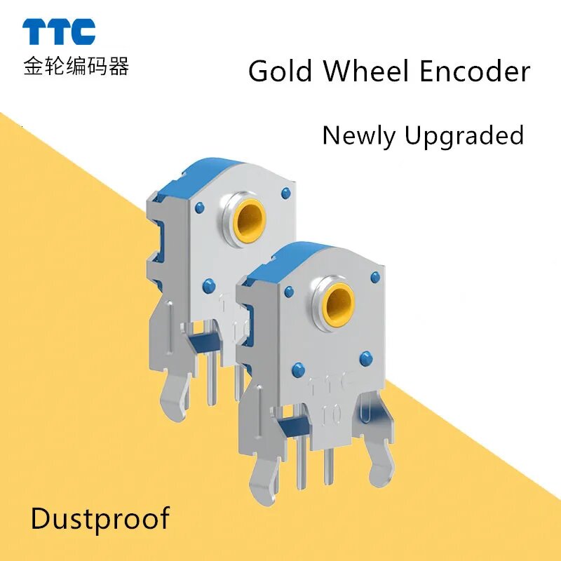 TTC Encoder мышь пылезащитная, золотое колесо, 8mm