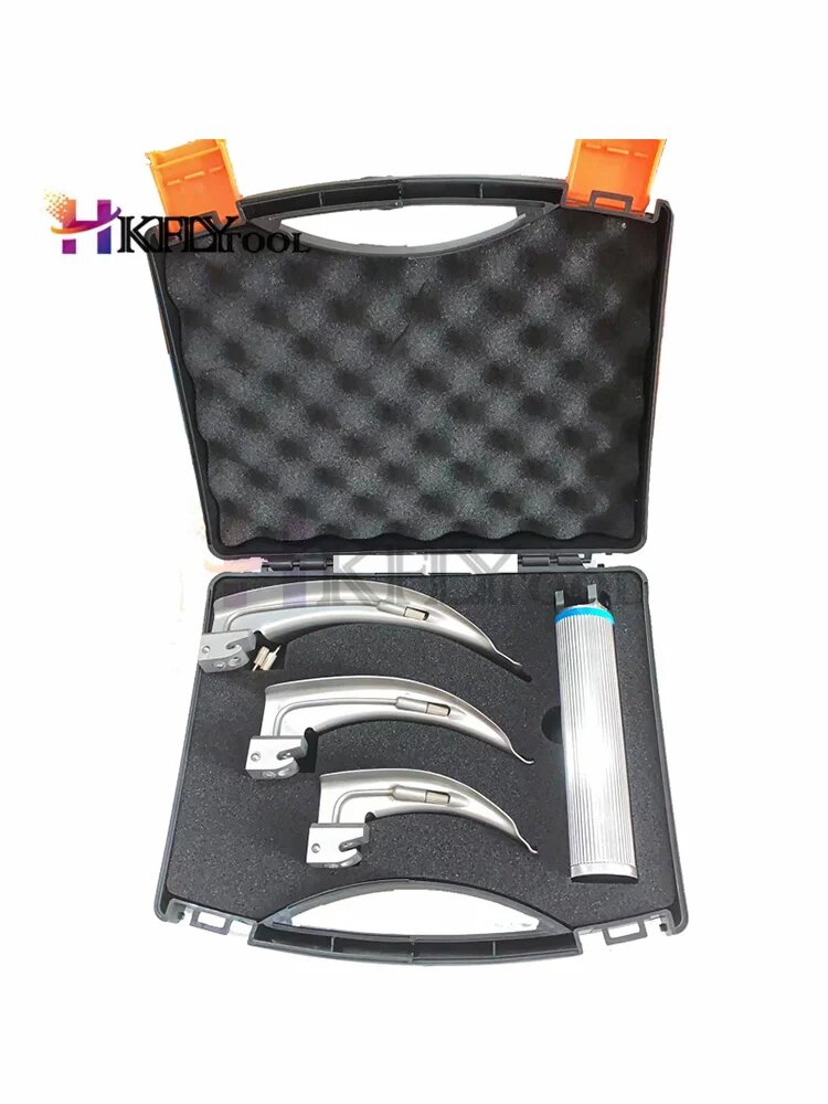 Ларингоскоп HKFLYTOOL HK188 со светодиодной подсветкой Aduld throat steel