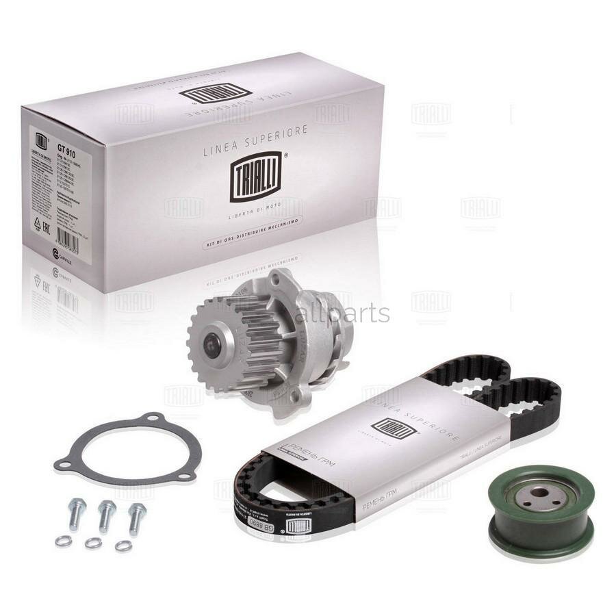 TRIALLI GT908 Комплект ремня ГРМ (помпа/ремень/1 ролик) для а/м ВАЗ 2108