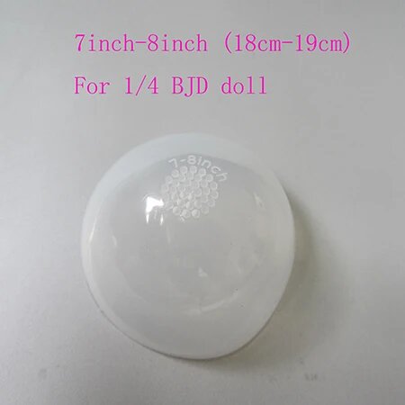 Белая голова для куклы 1/4 BJD 7-8 inch