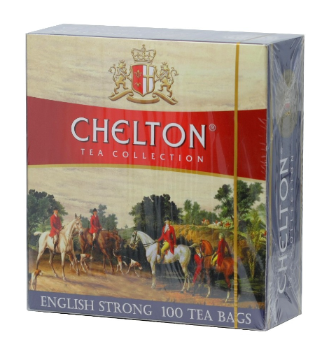 Chelton Чай черный Английский Крепкий, 100 пак х 1,5 г