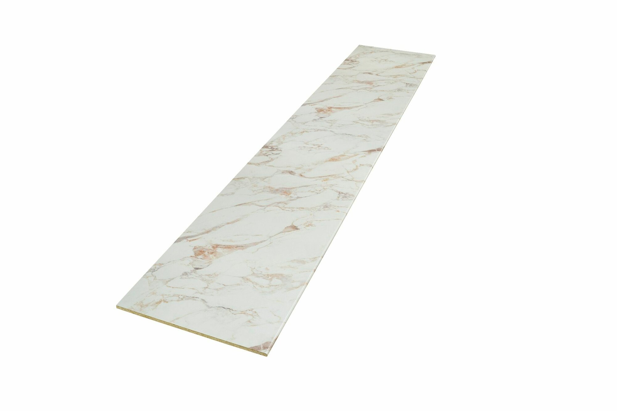 Столешница для кухни Скиф 1800х600x26мм с кромкой. Цвет - Мрамор калакатта золотой