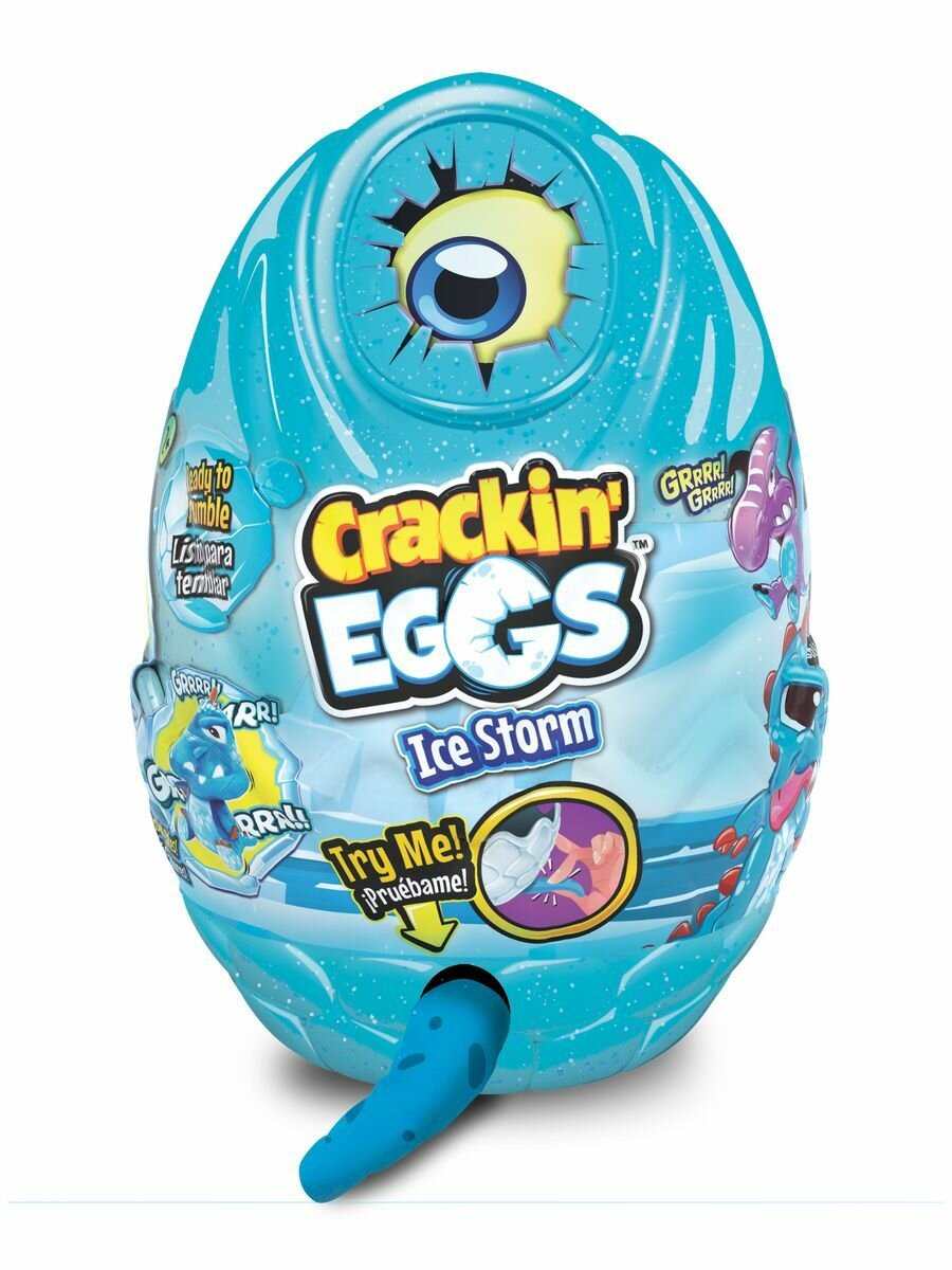 Игрушка мягконабивная динозавр 22 см Crackin'Eggs в яйце. Серия Ледниковый (SK003A1)