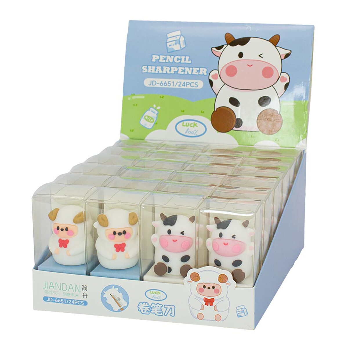 Михи-Михи Точилка пластиковая Ферма MM73646-DT53 практичный инструмент для точной заточки