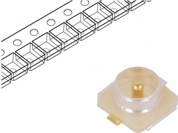 Разъем HIROSE U. FL-R-SMT-1(10) коаксиальный РЧ гнездо прямой 50 Ом 1шт