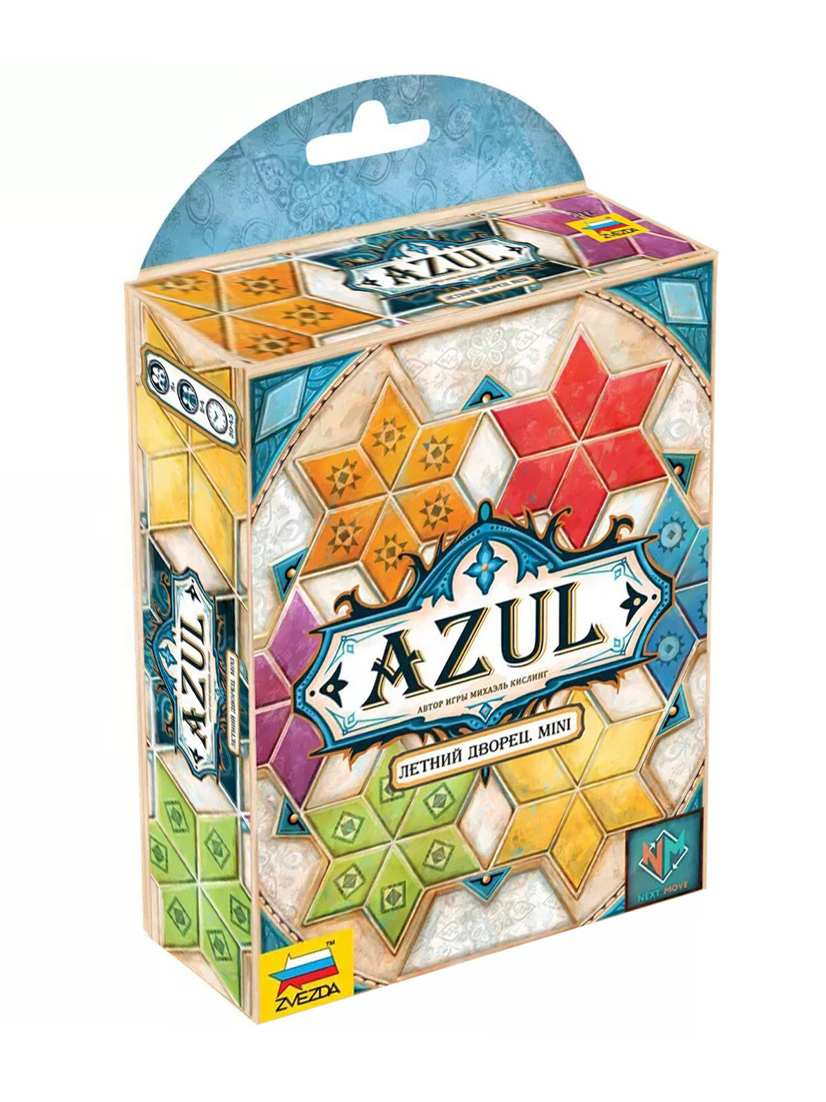 Настольная игра абстрактная дорожная Zvezda Азул Azul. Летний дворец. Мини