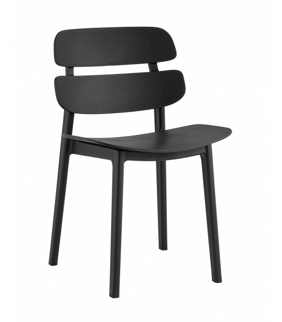 Стул Тирес пластик черный NP