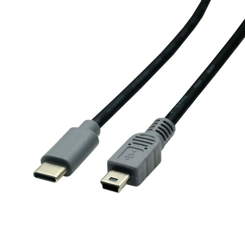 USB Type C OTG к Mini USB 5PIN кабель для быстрой зарядки USB зарядное устройство кабель передачи данных для синхронизации мобильного компьютера Macbook