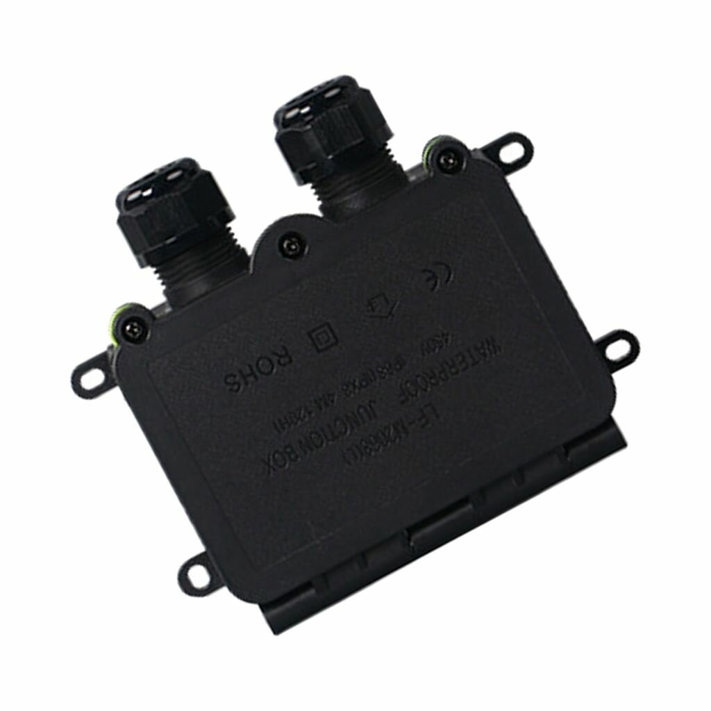 Подключение питания, Водонепроницаемая распределительная коробка для улицы с клеммами 2068, провод 8 до 12mm - 2068L-2H