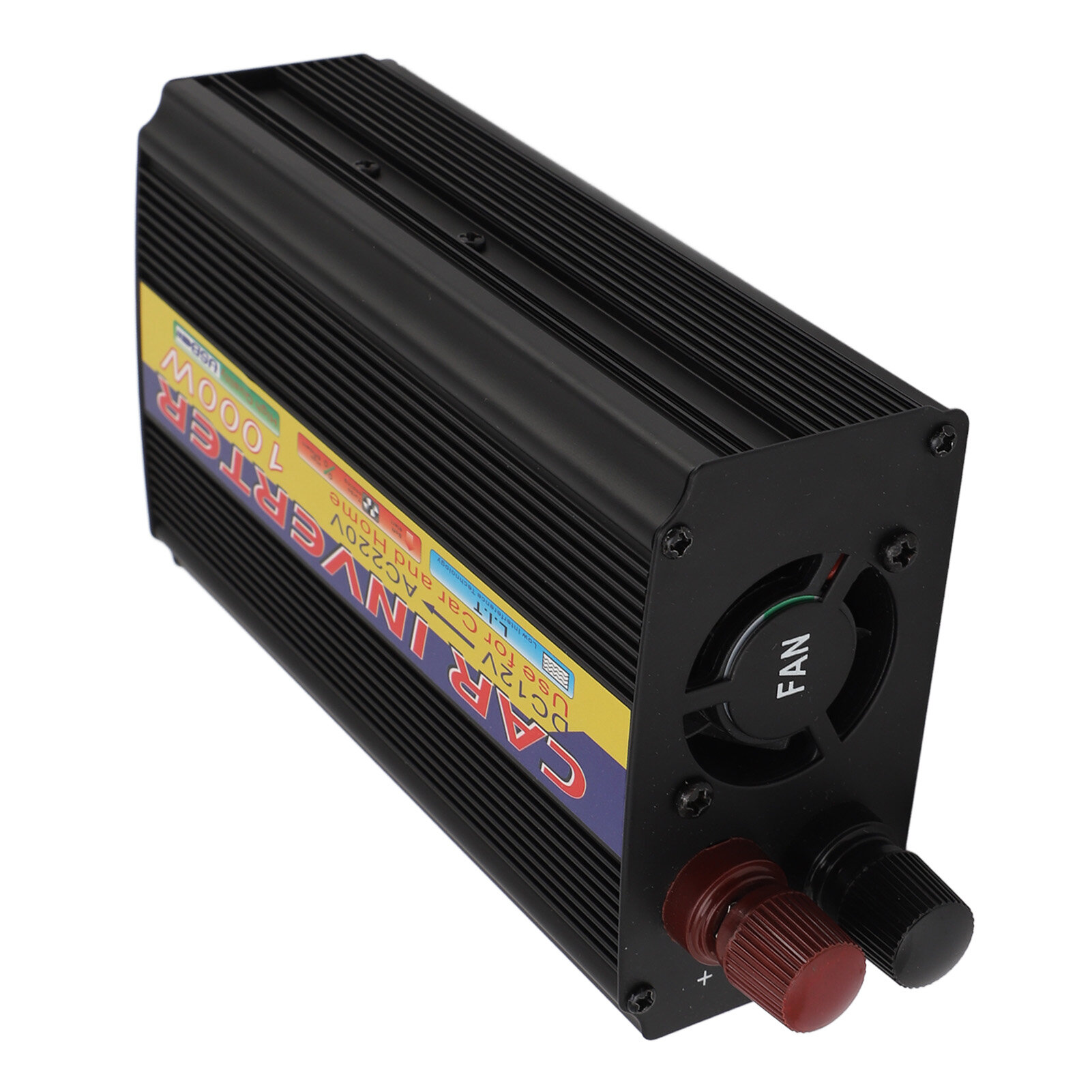 1000 Вт солнечный инвертор из алюминиевого сплава от 12 В постоянного тока до переменного тока 110 В 220 В автомобильный инвертор зарядное устройство адаптер со световым индикатором для ламп для домашних компьютеров