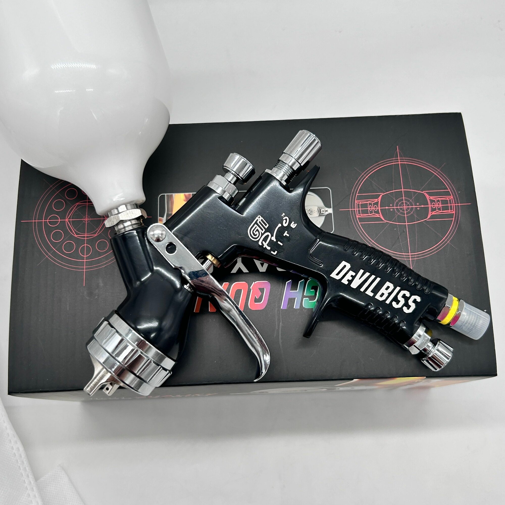 Краскопульт пневматический DEVILBISS GTI PRO LITE ТЕ20 1.4