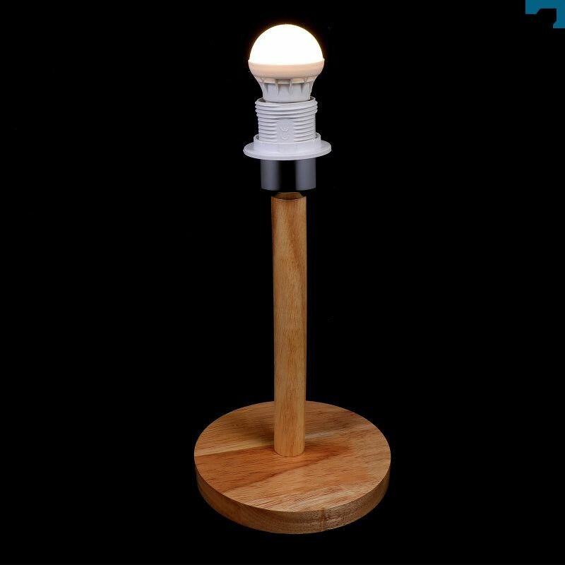 Деревянный держатель для лампы, детали для настольного светильника, декоративная основа стола, изысканный аксессуар