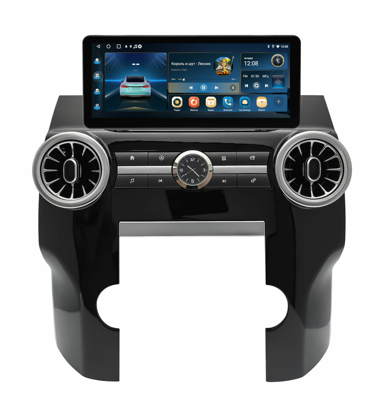 Магнитола Land Rover Discovery 4 2009 - 2017 / 12,3 дюйма, Wi-Fi, 2/64GB, 4 ядра, Android 9 / Wide Media
