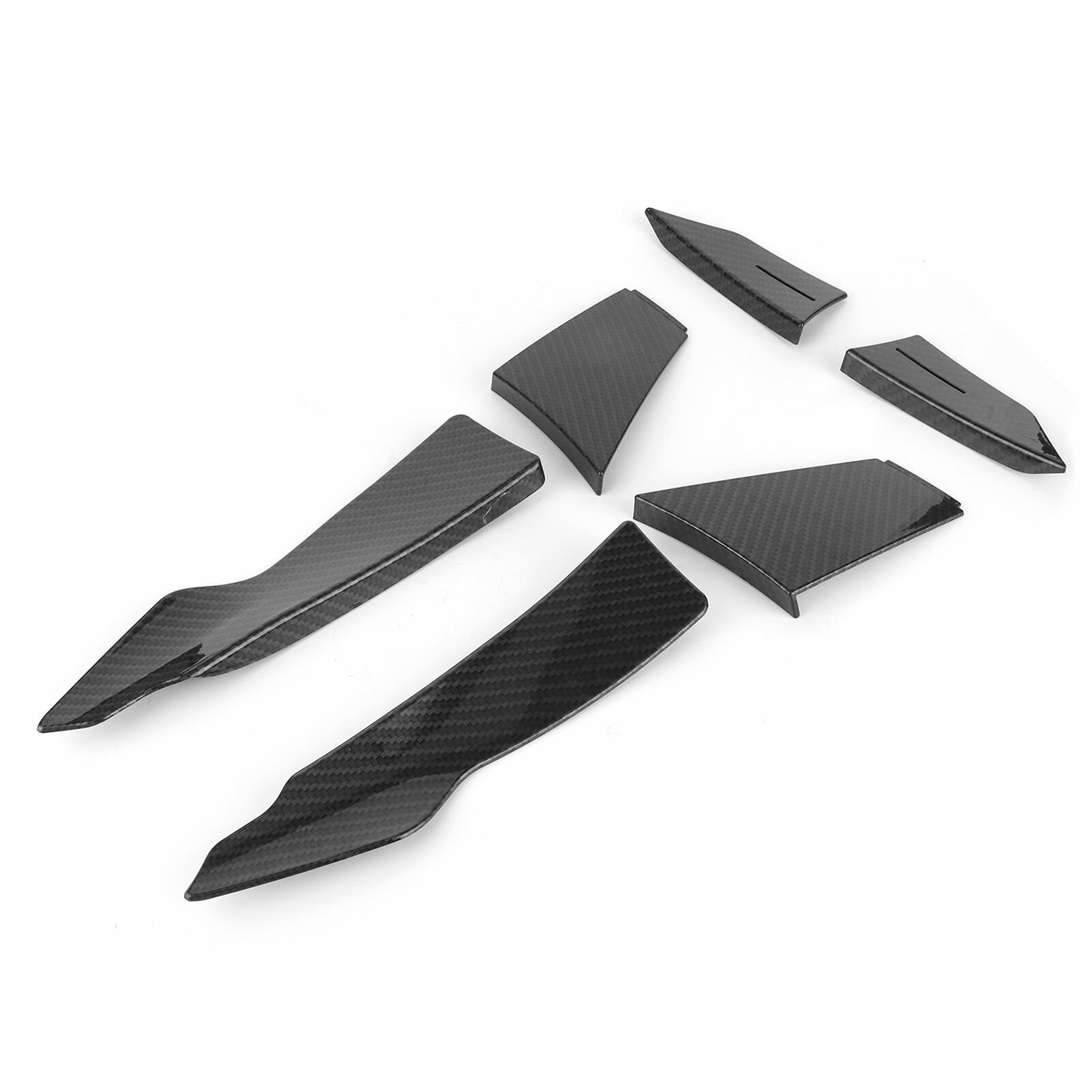 Пара передних разделителей губ, бампер, боковые ребра, спойлер на корпусе из АБС-пластика, подходит для 3-й серии F80 M3 15-19