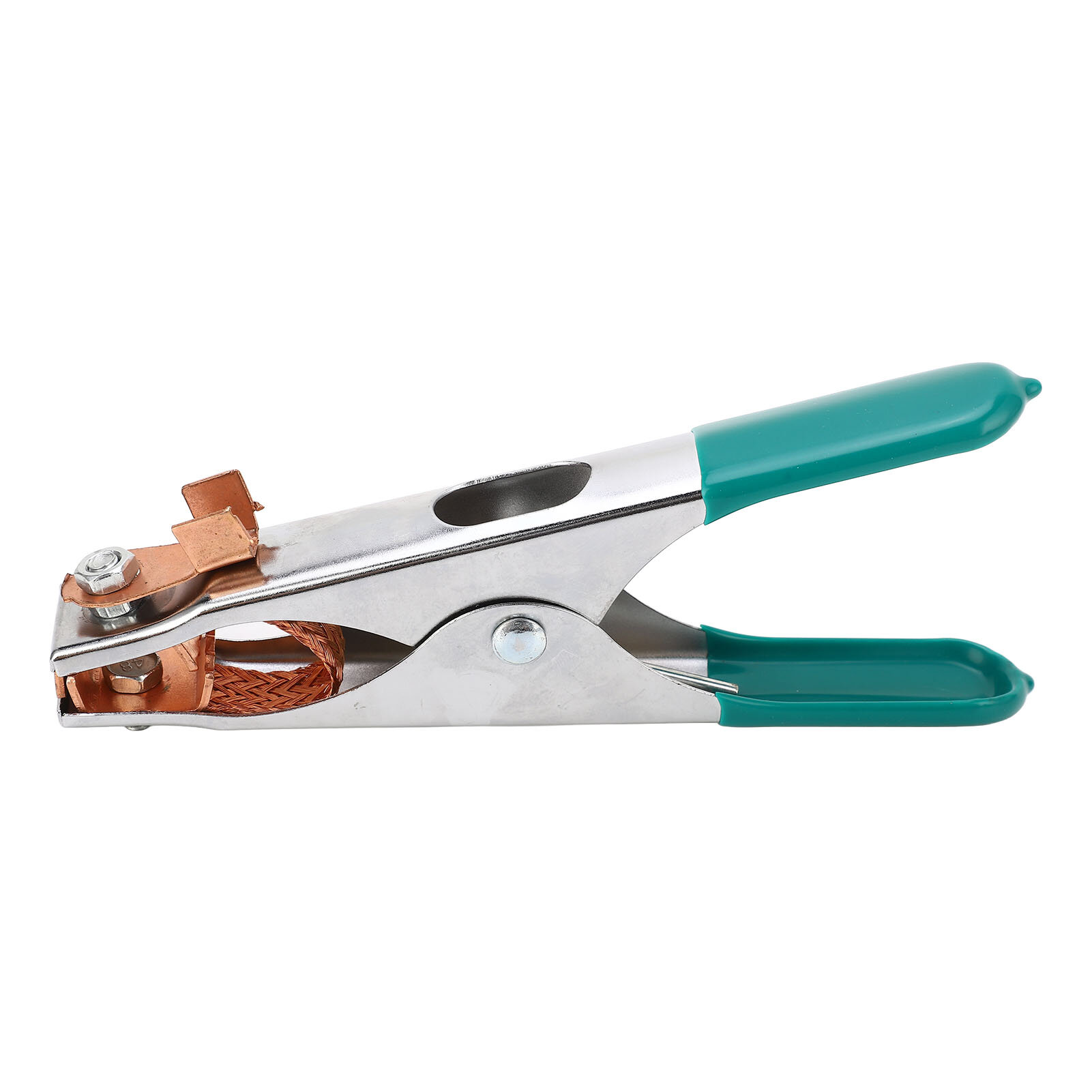 Зажим заземления для сварки, медный, тип А, 300 А, прочный зажим, широкое отверстие, фиксирующий инструмент