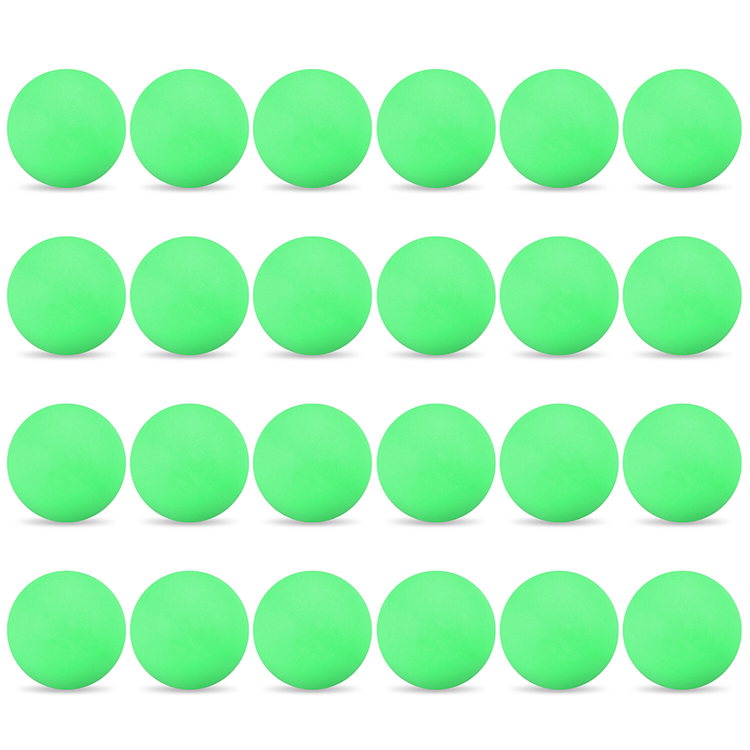 24 штуки мячей для настольного тенниса 40мм Ping Pong Balls 3-звездные для обучения тренировки Plastic White Orange Green Blue Pink
