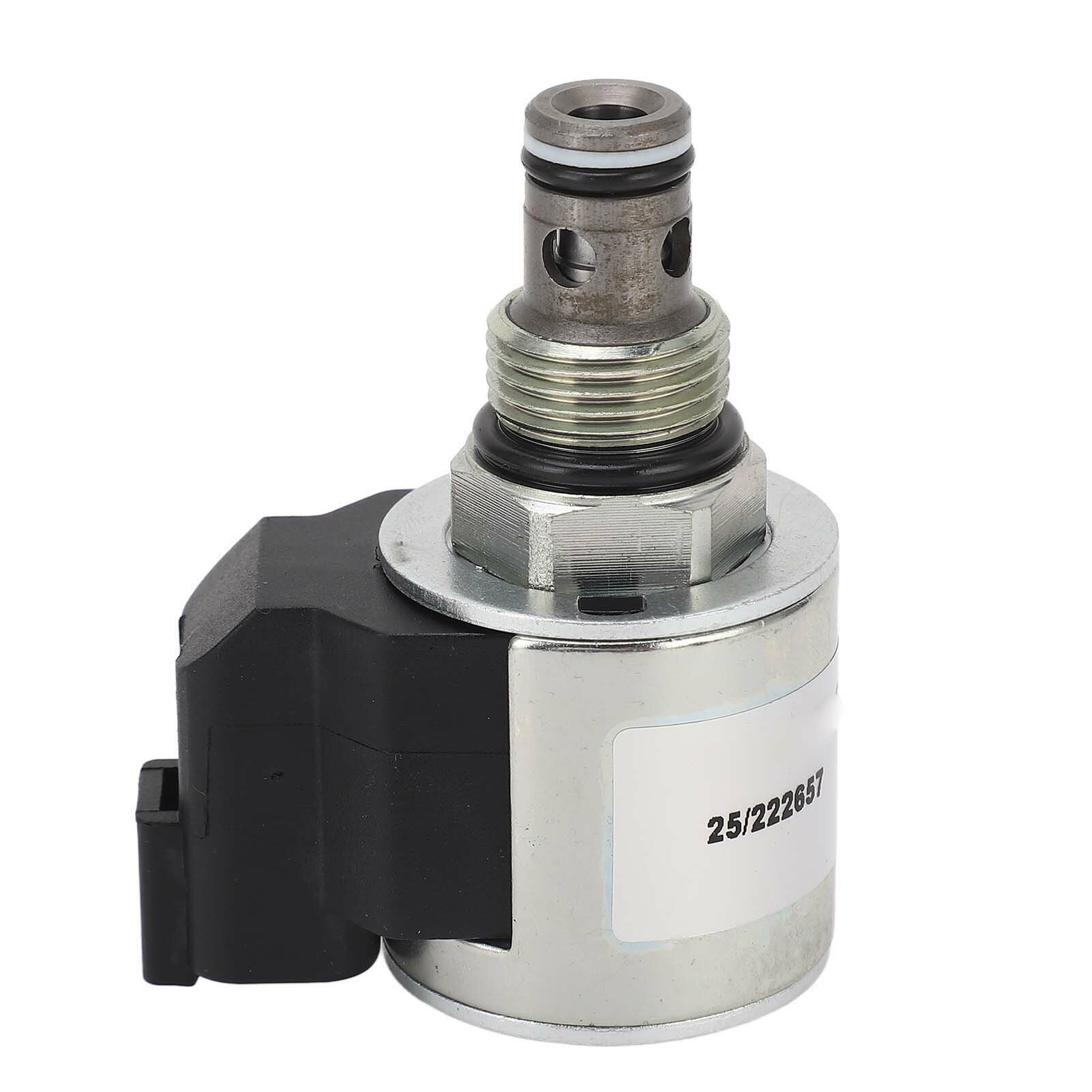 Соленоидный клапан для погрузчика-экскаватора 25 222657 из стали с алюминиевым корпусом для JCB 3CX 4CX 12V