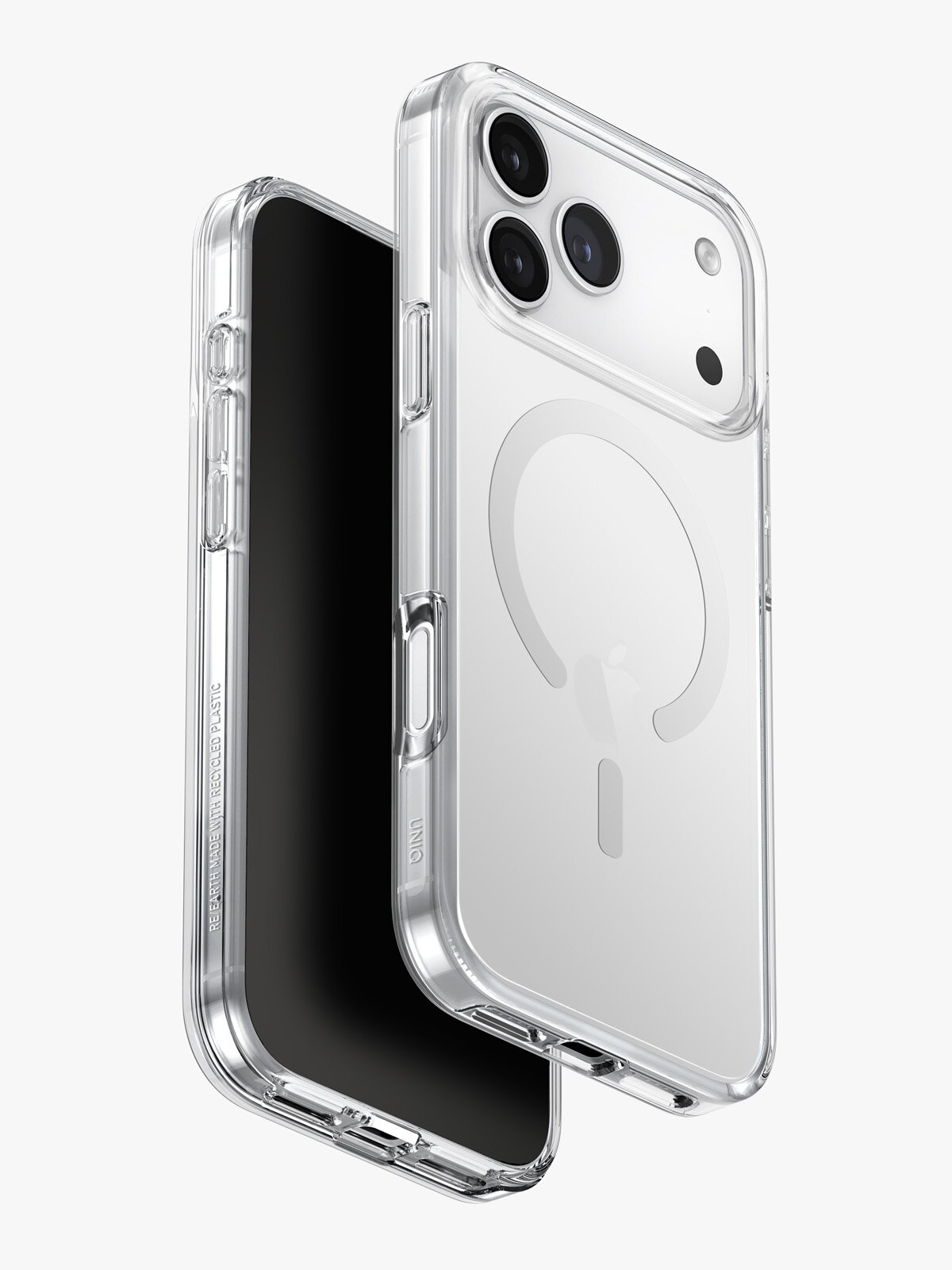 Uniq чехол для iPhone 17 Pro Max, Clario с защитой углов Airmax, с MagSafe, Lucent Clear
